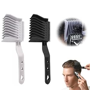 Amazon.com: 2PCS Fade Comb for Men,For Home or Salon or Professional Use,gradient hair cutting ...