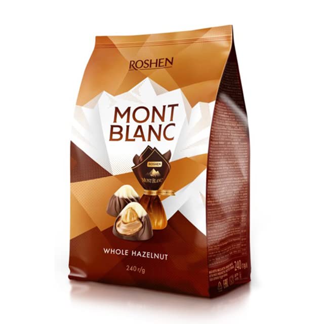 Amazon.com : Roshen "Mont Blanc" with Whole Hazelnut Candy, Kosher, 240 ...