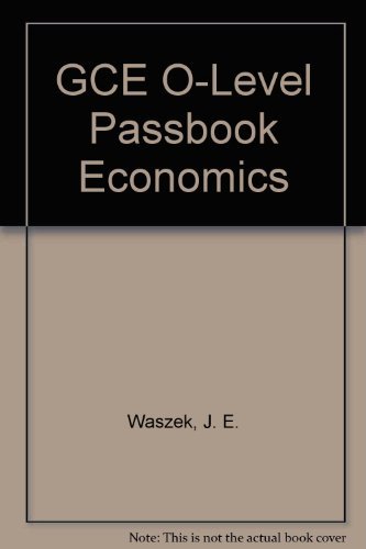 GCE O-Level Passbook Economics : Amazon.in: Books