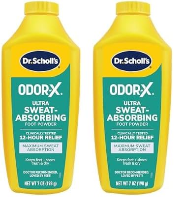 Amazon.com: ﻿﻿Dr. Scholl's ULTRA-SWEAT ABSORBING FOOT POWDER, 7 oz ...