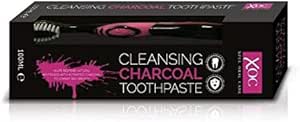 XOC Charcoal Cleansing Toothpaste 100ml with Free Toothbrush: Buy ...