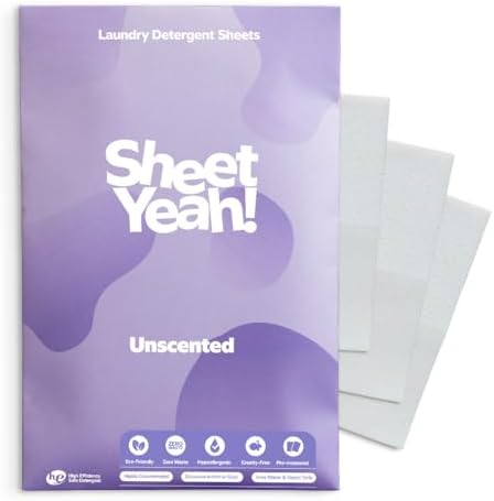 Amazon.com: Sheet Yeah! Laundry Detergent Sheets Eco-Friendly ...