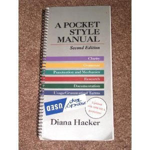 A Pocket Style Manual: Hacker, Diana: 9780312115968: Amazon.com: Books
