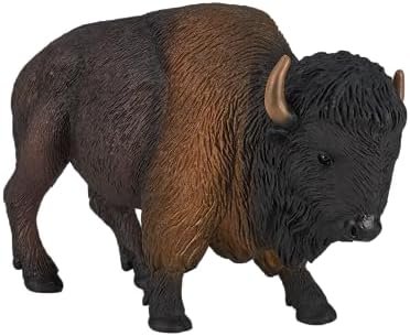 Amazon.com: Gemini&Genius North American Bison Figurine Animal Toy ...