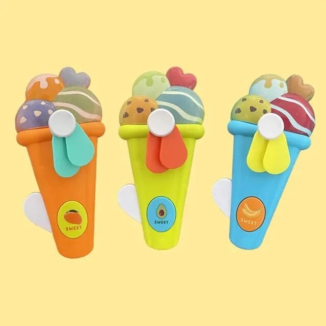 Hand Pressure Mini Fan Fruit Shape Cute Squeeze Toys/Cool Summer Fan ...