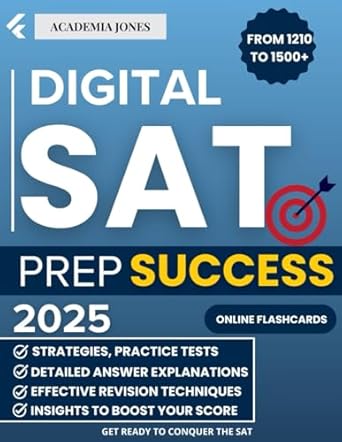 Amazon.com: Digital SAT PREP SUCCESS: From 1210 to 1500+: Strategies ...