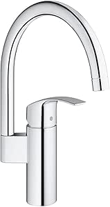 GROHE 33202002 | Eurosmart Kitchen Tap with High Spout, Pot Filler ...