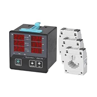 EM-72 Digital Multimeter, Three Phase Volt(L-L),(L-N), Ampere,Frequency ...