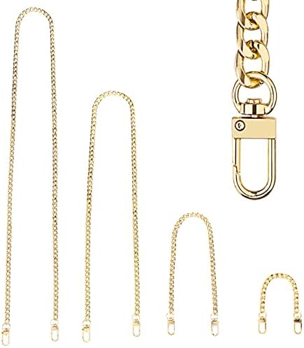 Ouligay 4pcs Different Sizes Purse Chain Extender Bag Chain Straps Gold ...
