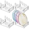 Amazon.com: Wenqik 4 Pack Acrylic Plate Stands for Display Clear ...