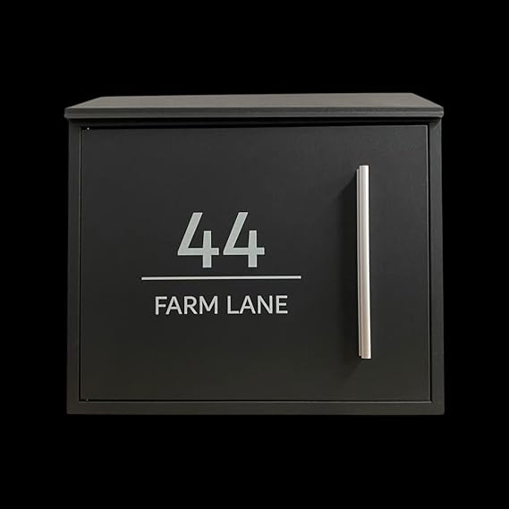 One of a kind design UK Personalized Contemporary Post Box, Letter Box ...