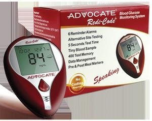 Amazon.com: Advocate Redi-Code Plus Speaking Glucose Meter Kit Combo ...