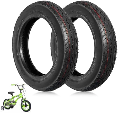 Amazon.com: 2PCS 12 Inch Solid Tyre 12 1/2x2 1/4(57-203) For Electric Bike Scooter 12.5x2.5 ...