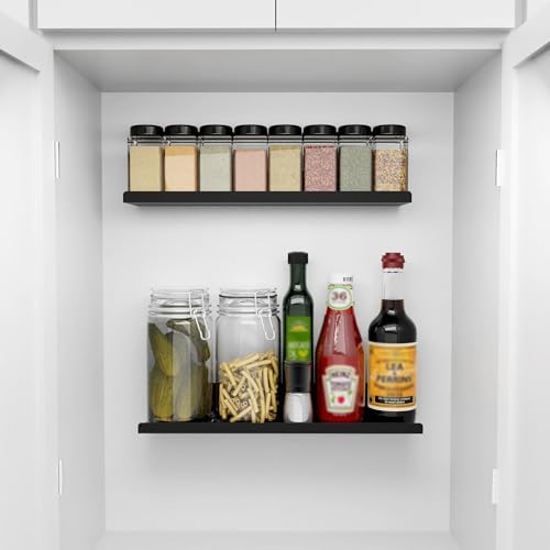 Amazon.com: Feverdes Spice Rack Wall Mount，3-Tier Spice Organizer ...