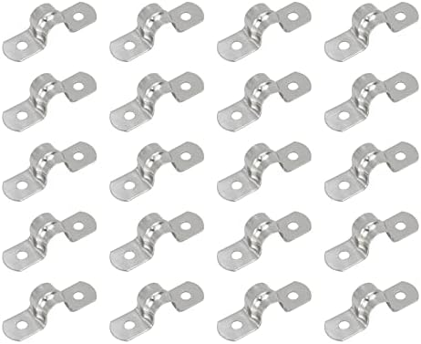 Sydien 20Pcs M10 2Hole Strap U Brackets Tube Straps Stainless Steel ...