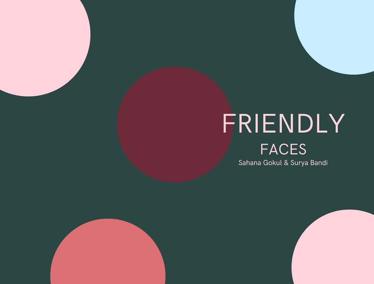 Amazon.com: Friendly Faces: An Anthology by Sahana Gokul and Surya ...