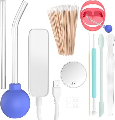 Amazon.com: 11 Pack Tonsil Stone Remover Vacuum Tool Tonsil Stone ...