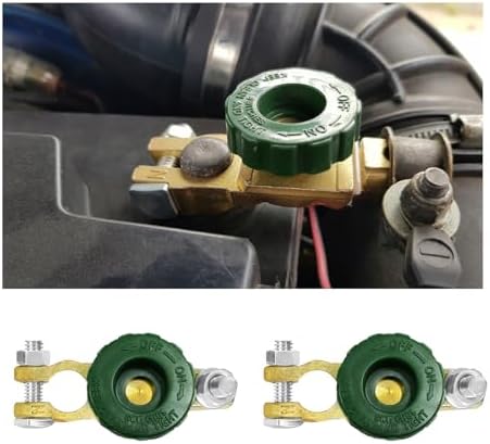 Amazon.com: Dickno 2 PCS Top Post Battery Quick Disconnect Switch, Auto ...