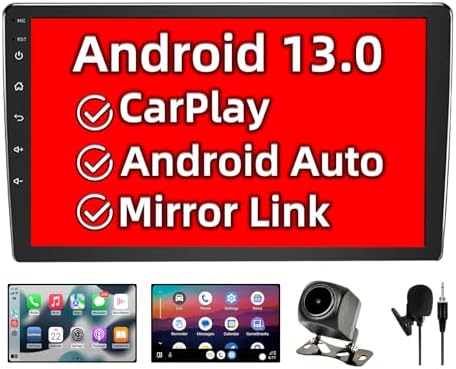 Amazon.com: Eonon Android 13 Double Din Car Stereo, 10.1 Inch Wireless CarPlay & Android Auto ...