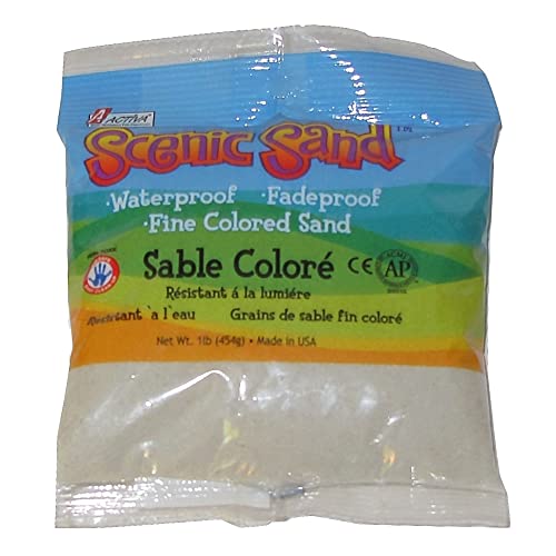 Snapklik.com : Activa White Scenic Colored Sand, 1lb