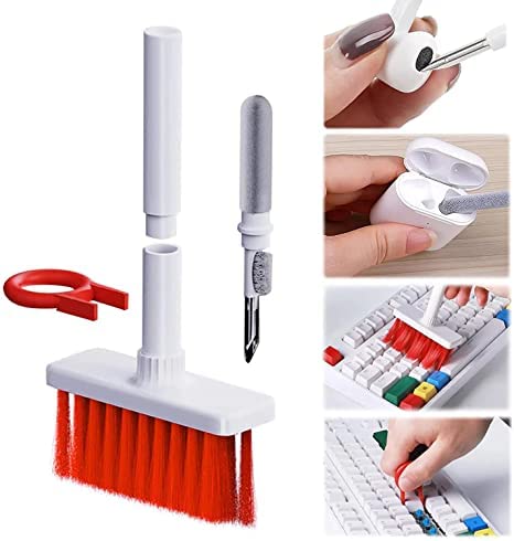 5 in 1 Keyboard Cleaning Brush Kit Soft Brush Keyboard Cleaner Dust ...