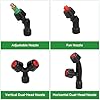 Amazon.com : Acid Resistant Sprayer Wand with 4 Types of Nozzles, Pump ...