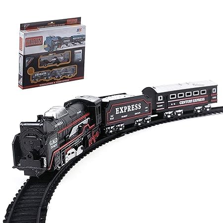 Mashes Indian Passenger Toy Train Set | Battery Operated Train Railway ...