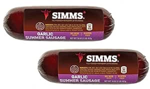 Amazon.com: SIMMS Garlic Summer Sausage - 32 oz
