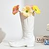Amazon.com: Denique White Boots Flower Vases, Creative Cowboy Boot Vase ...