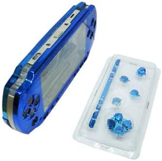 BLUE FRONT+BACK FACEPLATE & BUTTONS for PSP 1000 : Amazon.co.uk: PC ...