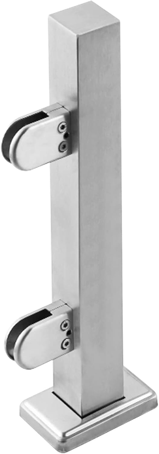 Amazon.com: HEYCE Metal Glass Balustrade Clamp,Rectangular Glass ...