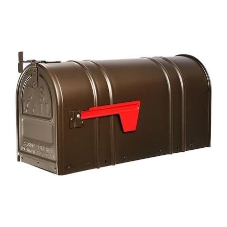 Amazon.com: Postal Pro Carlton Post-Mount T2 Mailbox, Bronze : Tools ...