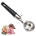 Ice Cream Scoop - Solid Stainless Steel Cookie Fruit Dessert Scoop with ...
