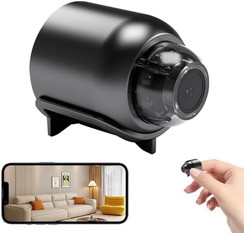 CLIUNT Mini Spy Camera, 1080P WiFi Hidden Camera with Night Vision and ...