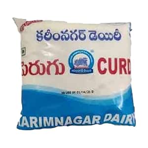 Karimnagar Dairy Curd, 500 ml : Amazon.in: Grocery & Gourmet Foods
