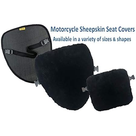 Amazon.com: SKWOOSH Mid Size Fit Motorcycle Pad Seat Cushion with ...