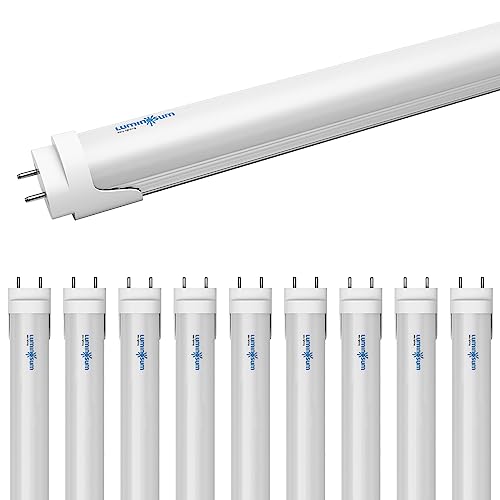 LUMINOSUM T8/T10/T12 4’ LED Light Tube 20W 48 inch, 40W Equivalent ...