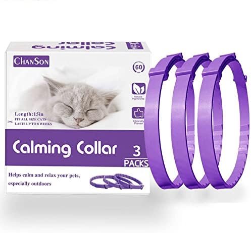 Amazon.com : OCSOSO Calming Collar for Cats 3 Pack, Pheromones Cat ...