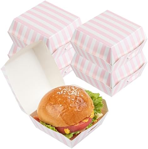 Amazon.com: Restaurantware 2.8 x 2.8 x 2 Inch Mini Burger Boxes 100 ...