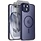 Amazon.com: Symcele Designed for iPhone 15 Plus Case, Compatible with MagSafe, with Privacy ...