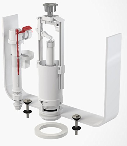 Buy Flushing Set Drain Valve with Stop Button and Filling Valve 1/2 ...