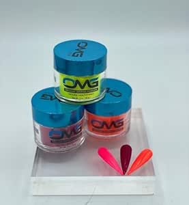 Amazon.com: OMG Nail Pro - Dip & Acrylic Powder 2 oz - Blue Collection ...