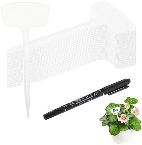 20Pcs Large Plastic Plant Labels for Outdoor Plants,Garden Plant ...