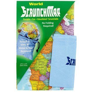 World Scrunch Map: Amazon.com: Books