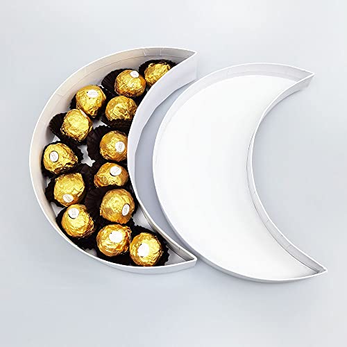 Snapklik.com : WENPACK 9 Small Fillable Cardboard Moon Shaped EID Gift ...