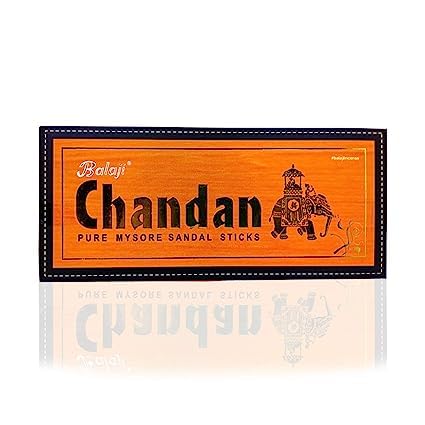 Dwarkamai Stores Balaji Chandan Pure Natural Agarbatti Stick for Premium Pure Chandan Fragrance ...