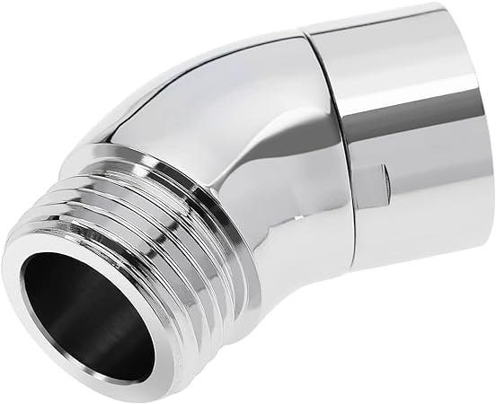 LYSAIMG 135 Degrees Handhold Shower Elbow Adapter,G1/2 Chrome Handhold ...
