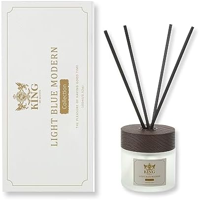 Amazon.com: KING OF SCENTS Reed Diffuser (100ml) Light Blue Modern Reed ...