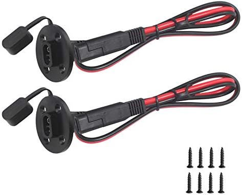 Amazon.com: Goupchn SAE Power Socket Sidewall Port 2 Pack Weatherproof ...