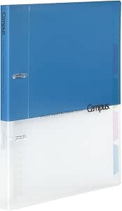 Amazon.co.jp: Kokuyo Le-PP358B Loose Leaf Binder, Campus B5, 2 Holes, Up to 100 Sheets, Blue ...
